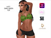 Second Life Marketplace - SHAKS LUCY DK GREEN TOP OMEGA & TMP APPLIER