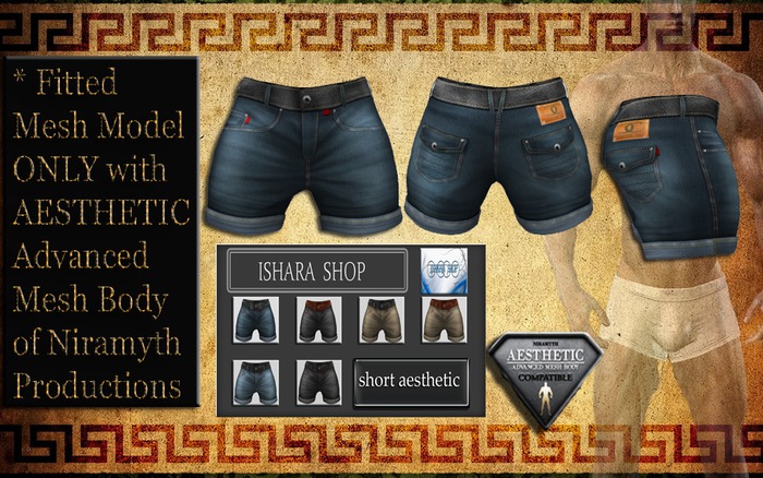 Second Life Marketplace - short aesthetic 6 TEX HUD