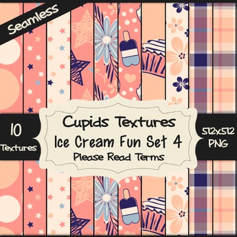 Second Life Marketplace - *Cupids Textures * 10 ICE CREAM FUN SET 4