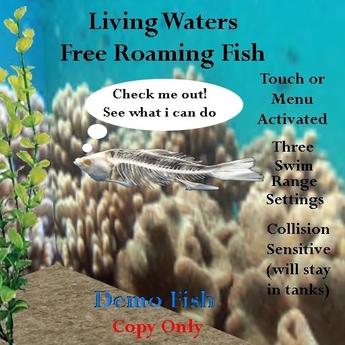 Second Life Marketplace - Free Roaming Flexi Demo Fish