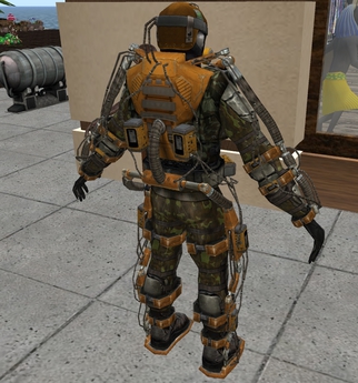 Second Life Marketplace - Freedom Exoskeleton 8 prim