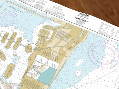 Second Life Marketplace - Miami Harbor - NOAA Nautical Chart