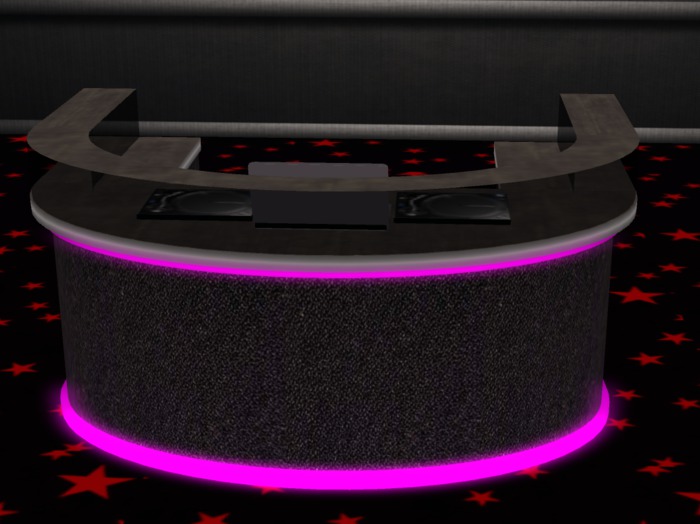 Second Life Marketplace - DJ Console *Moonshadow* Pink