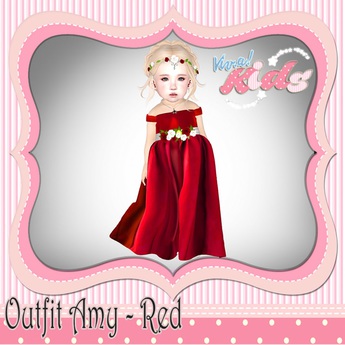 Second Life Marketplace - [Vk!] Outfit - Amy- Red
