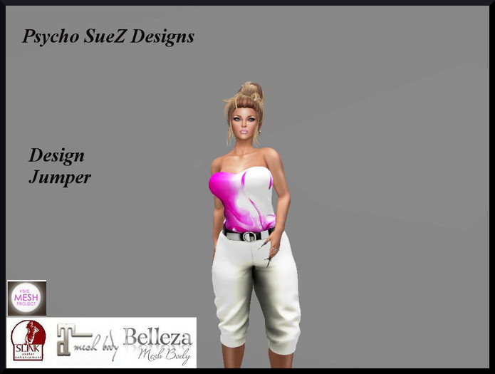 Second Life Marketplace - PSD ADRIAN WHITE JUMPER