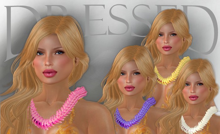 Second Life Marketplace - ::DBL:: Hibiscus Lei w/ 4 Color Options