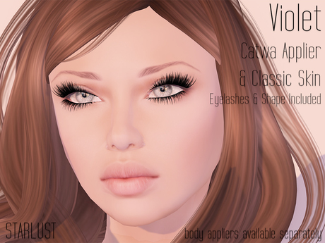 Second Life Marketplace - ::Starlust:: Violet Skin - Pale