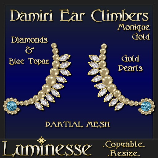 Second Life Marketplace - * * OUTLET PRICE * * DAMIRI Monique Ear ...