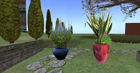 Second Life Marketplace - 2 potted flowers(FULL PERM VERSION)