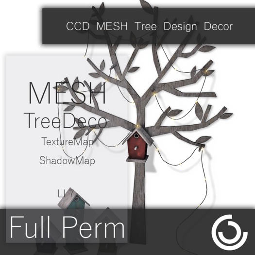 Second Life Marketplace - MESH Tree Design Decor