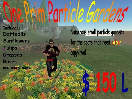 Second Life Marketplace - One Prim Particle Gardens vb
