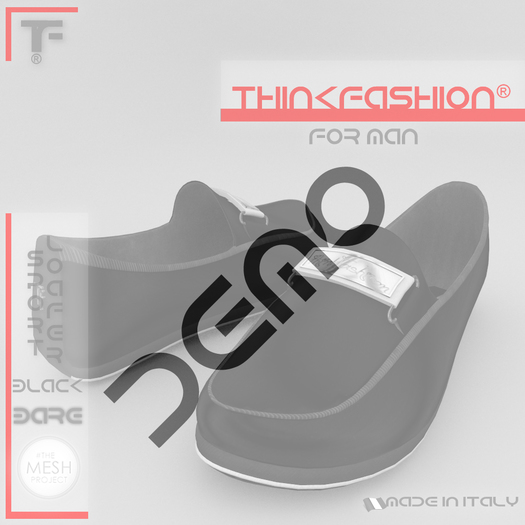 Second Life Marketplace - [TF]-SportLoafer-#TMP Black for Man DEMO