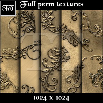 Second Life Marketplace - TT - Seamless gold metal (2) 1024x1024 Full perm