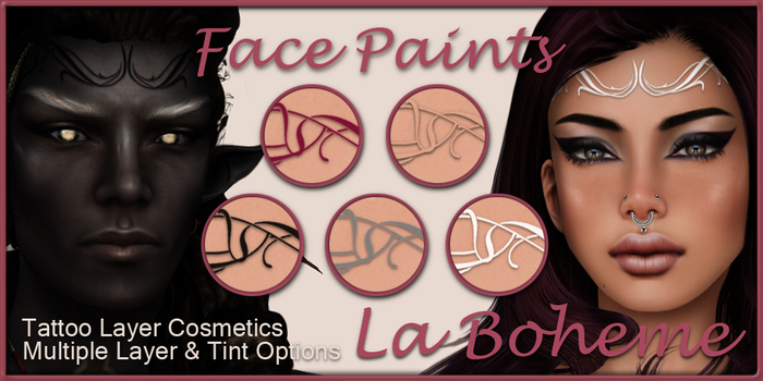 Second Life Marketplace - [LB Face Paint] Sylvan Scout