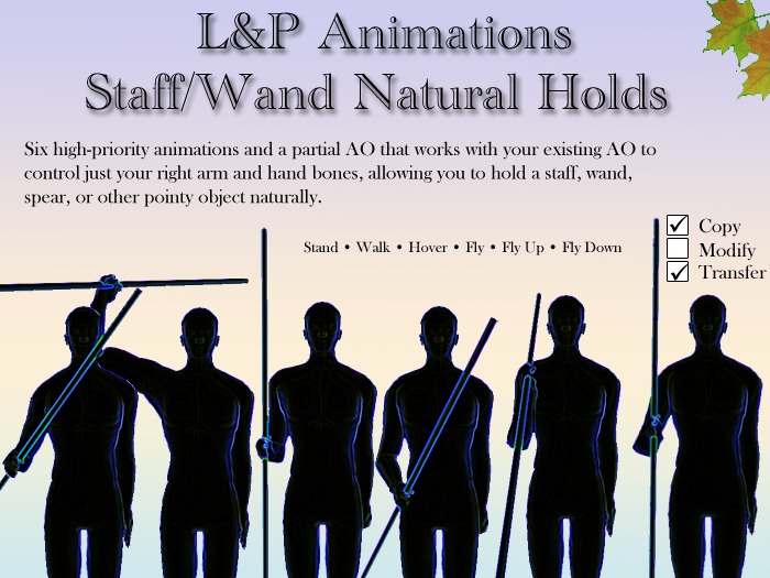 Second Life Marketplace - [L&P] Animations - Staff Hold - Copy/Trans ...