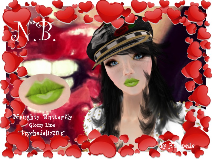 Second Life Marketplace Naughty Butterfly Glossy Line Lipsticks Psychedelic70s