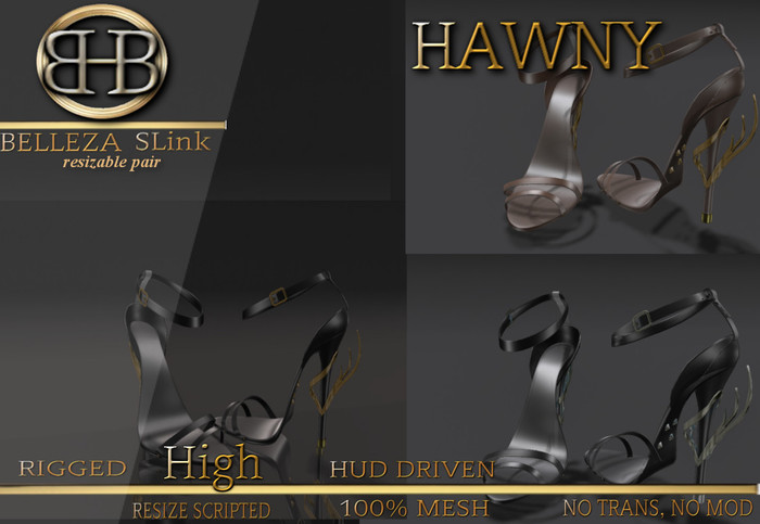 Second Life Marketplace - !!BHB!! DEMO HAWNY HIGH HEELS WITH HUDS