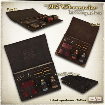 Second Life Marketplace - VW - The Chronicler Writing Set RARE 2