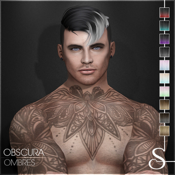 Second Life Marketplace - Stealthic - Obscura (Hair) Ombres
