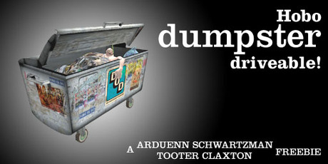 Second Life Marketplace - driveable dumpster