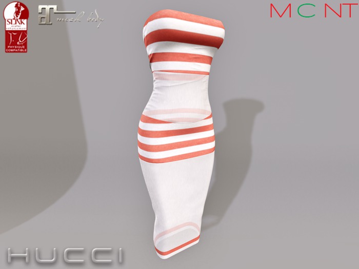Second Life Marketplace - ::HH:: Hucci Nadis Dress - Peach