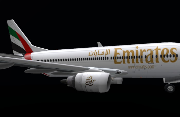 Second Life Marketplace - Emirates Airlines 737 paint