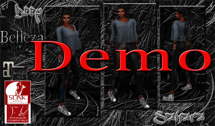 Second Life Marketplace - ~*DS*~ Female Leather Pant / ONLY DEMO