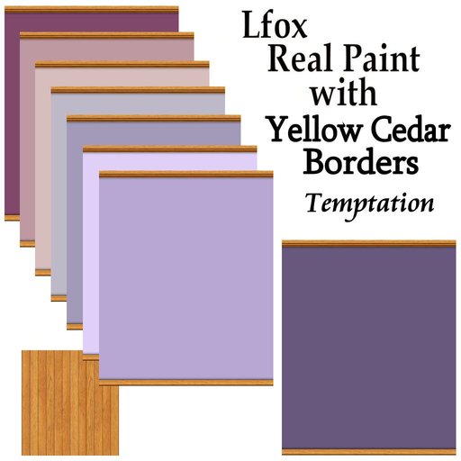 Second Life Marketplace - lfox Yellow Cedar Borders - Temptation