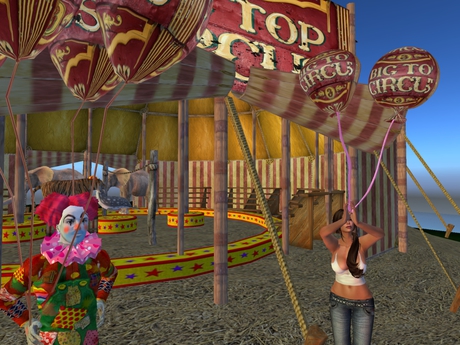 Second Life Marketplace - 7 pc, Big Top Circus (crate)