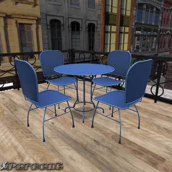 Second Life Marketplace - % Soho Cafe Set *MESH* 14 colors