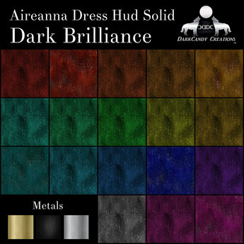 Second Life Marketplace - {DC}Aireanna Dress w Hud Dark Brilliance ...