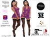 Second Life Marketplace - SHAKS DULCE VIOLET SHEER TOP, MAITREYA, SLINK, BELLEZA, TMP