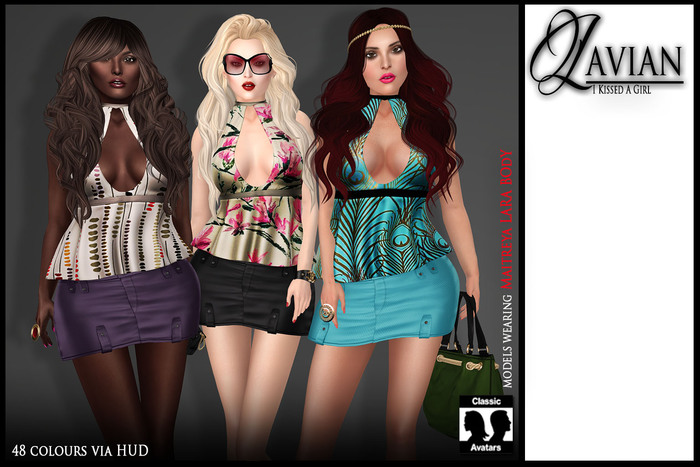 Second Life Marketplace [lavianandc0] S S15 I Kissed A Girl Bagged 2 Demo