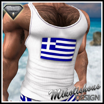 Second Life Marketplace - *Mikolishous Designs* Patriot Muscle tank ...