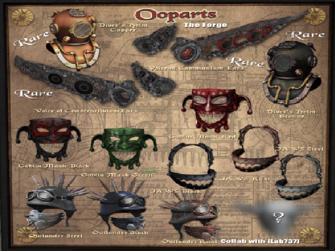 Second Life Marketplace - [The Forge] Goblin Mask, Red