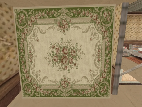 Second Life Marketplace - Green Rustic Rug