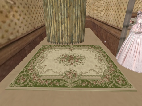 Second Life Marketplace - Green Rustic Rug