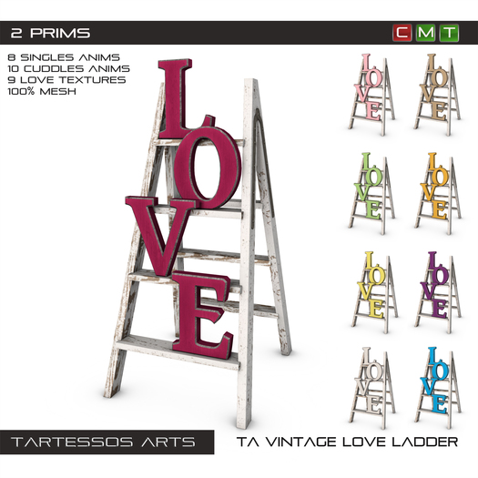 Second Life Marketplace - ::TA Vintage Love Ladder