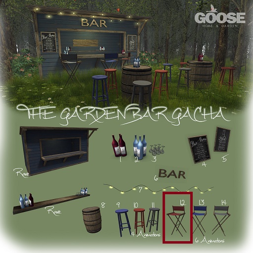 Second Life Marketplace - GOOSE - bar seat red cotton 12