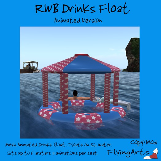 Second Life Marketplace - !FA! RWB Animated Drink Float