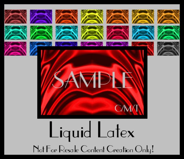 Second Life Marketplace - Liquid Latex 21 pieces Textures