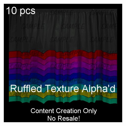 Second Life Marketplace - dark ruffles Texture Pack
