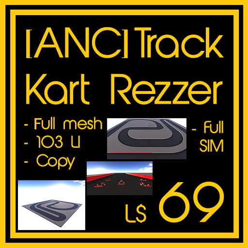 Second Life Marketplace - [ANC] Track Kart Rezzer v1.0 (BOX)