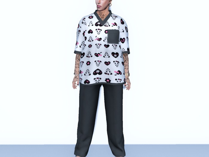 Second Life Marketplace - {Gator}Chomp ~M~ Scrubs/Clogs {Panda Black ...