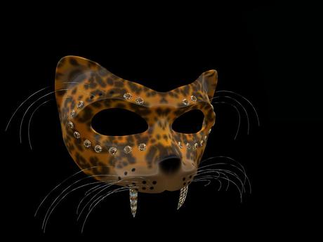 Second Life Marketplace - ~Valkyrian~Masquerade Feline masks (MESH)(BOXED)
