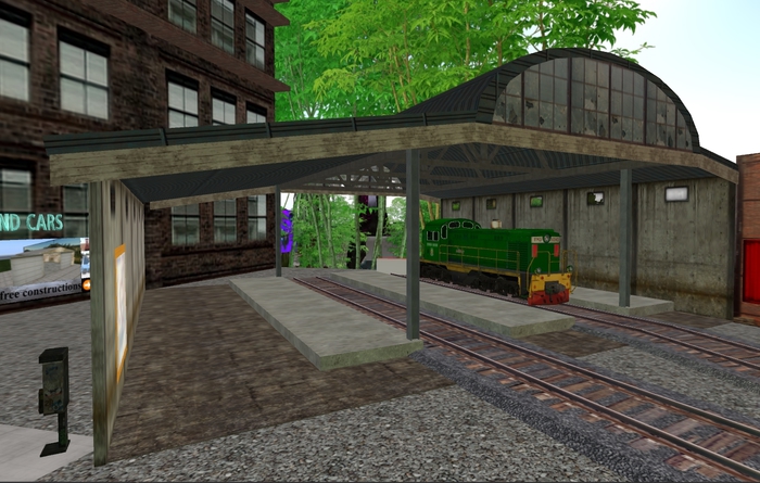 Second Life Marketplace - railway cargo station