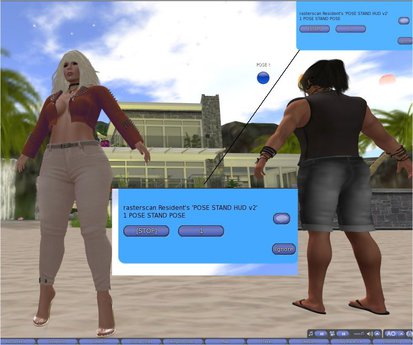 Second Life Marketplace - pose stand HUD - Pose anywhere