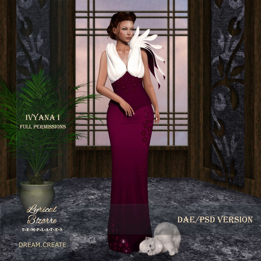 Second Life Marketplace - !Lyrical B!zarre Templates! - Ivyana I MESH ...