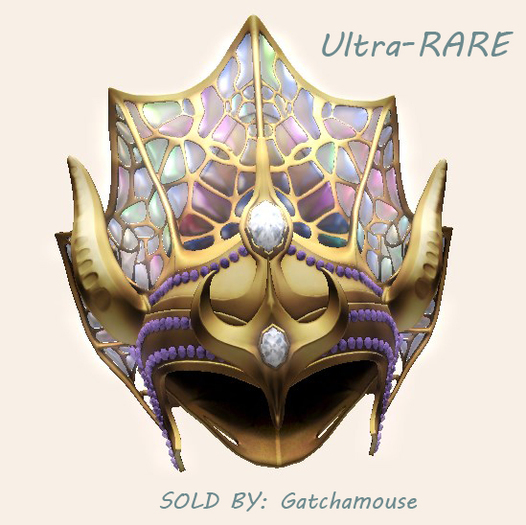 Second Life Marketplace - [The Forge] Drulla headpiece, Gold Ultra rare