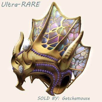 Second Life Marketplace - [The Forge] Drulla headpiece, Gold Ultra rare